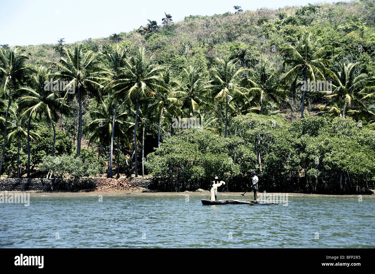 Karli river ; Tarkarli ; Malvan ; Sindhudurg ; Maharashtra ; India ...