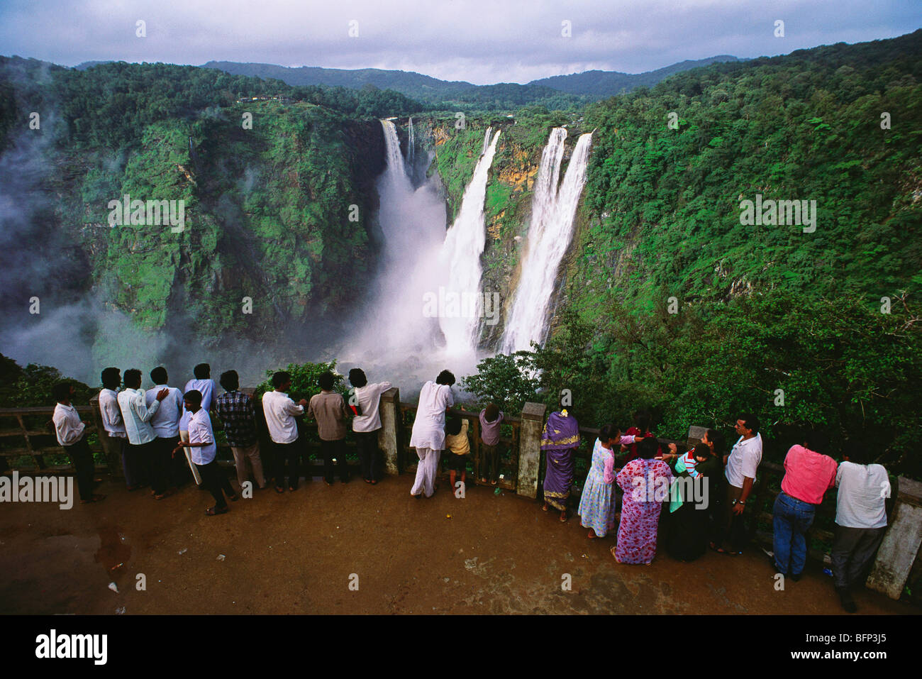 Jog falls ; Sharavathi river ; Shimoga ; Western Ghats ; Karnataka ...