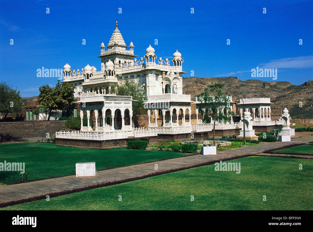Jaswant Thada cenotaph memorial ; Jodhpur ; Rajasthan ; India ; asia ...