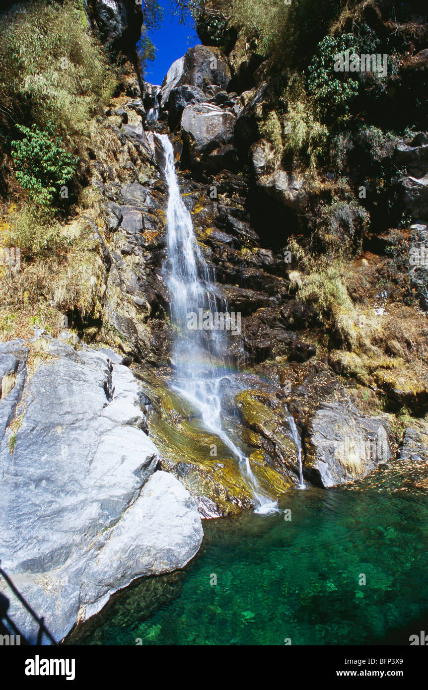 Waterfall ; Sikkim ; India ; asia Stock Photo - Alamy