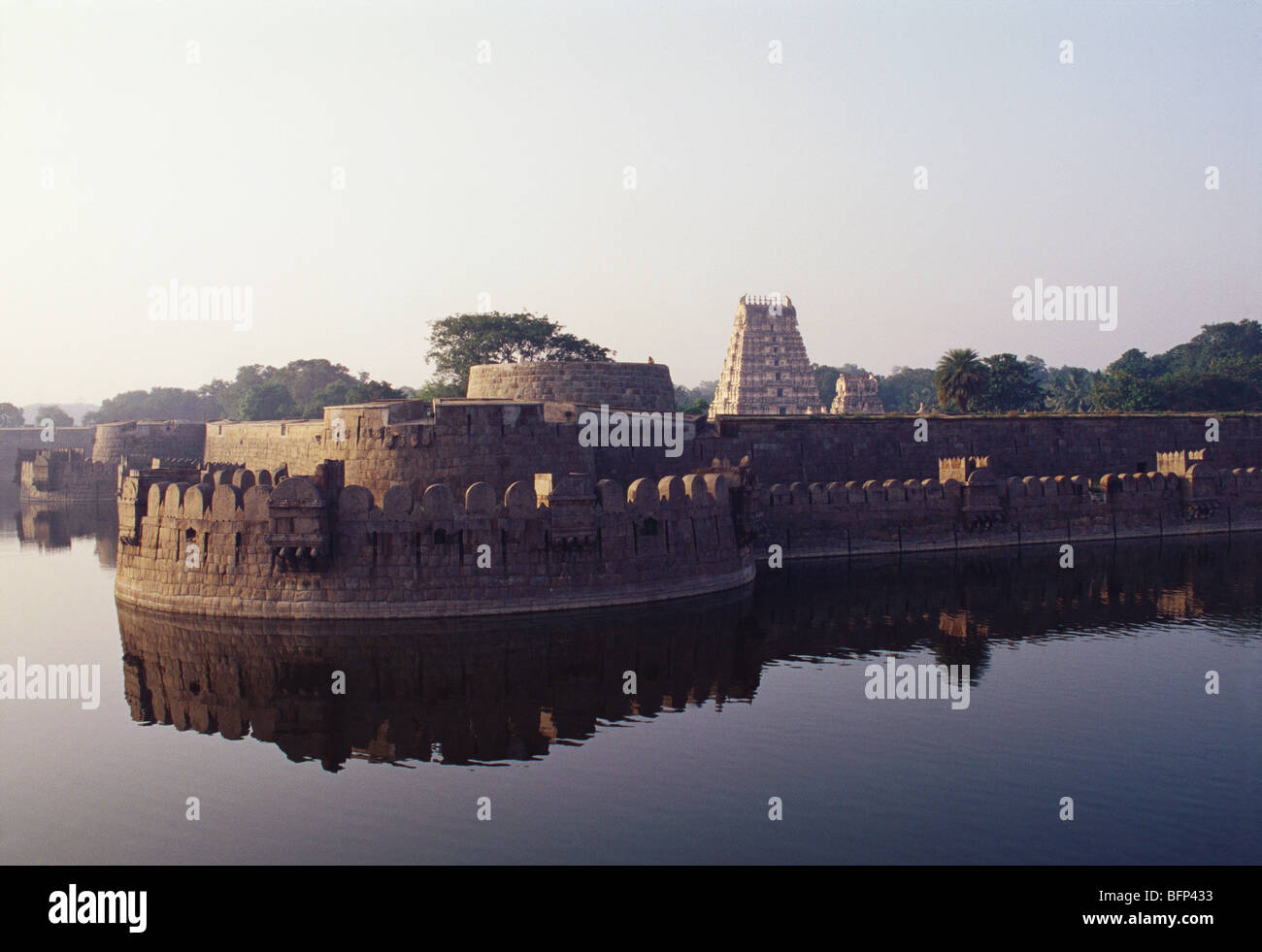 Vellore fort with moat Tamil Nadu India Stock Photo - Alamy