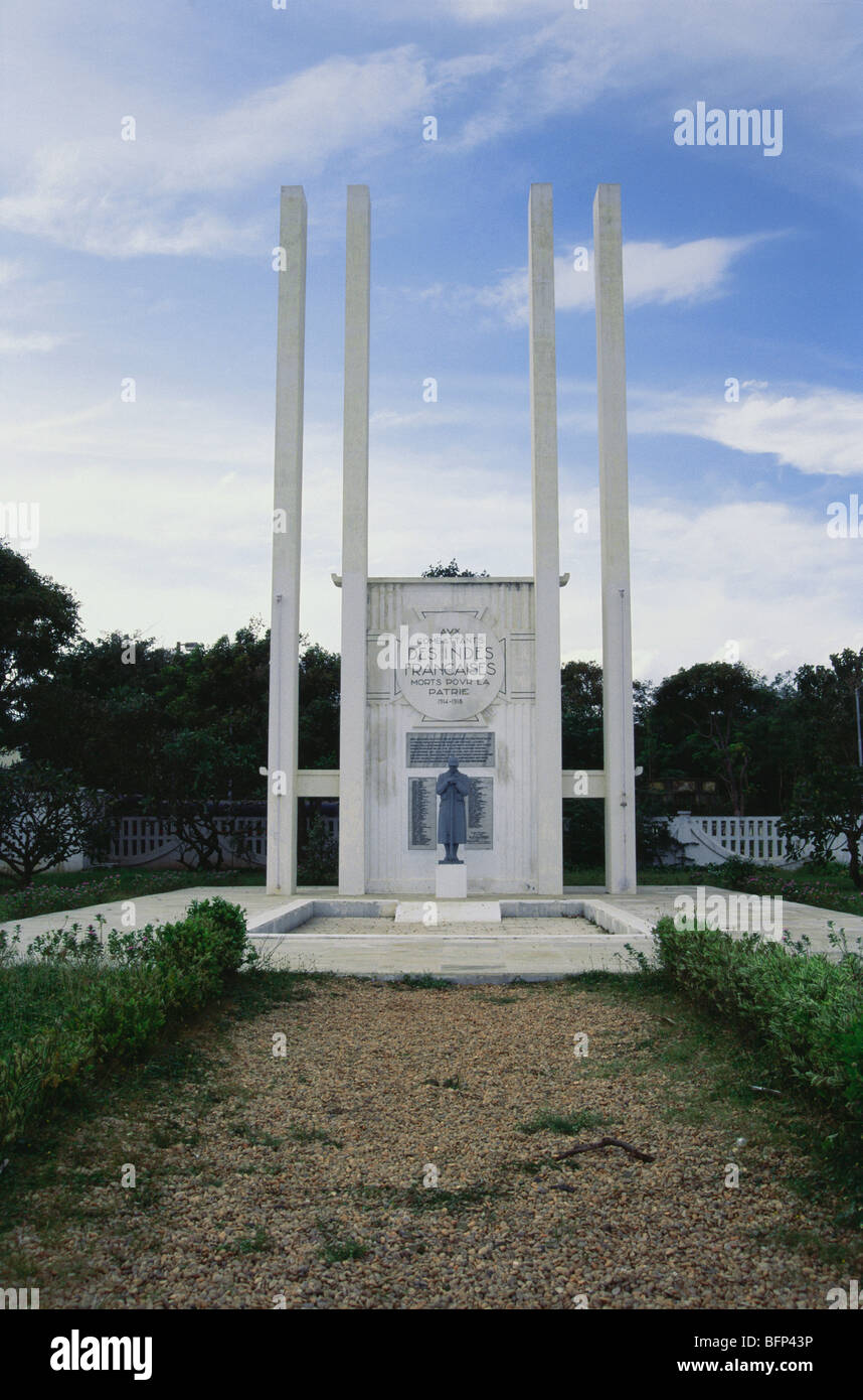French War Memorial ; Pondicherry ; Puducherry ; UT ; India ; asia ...