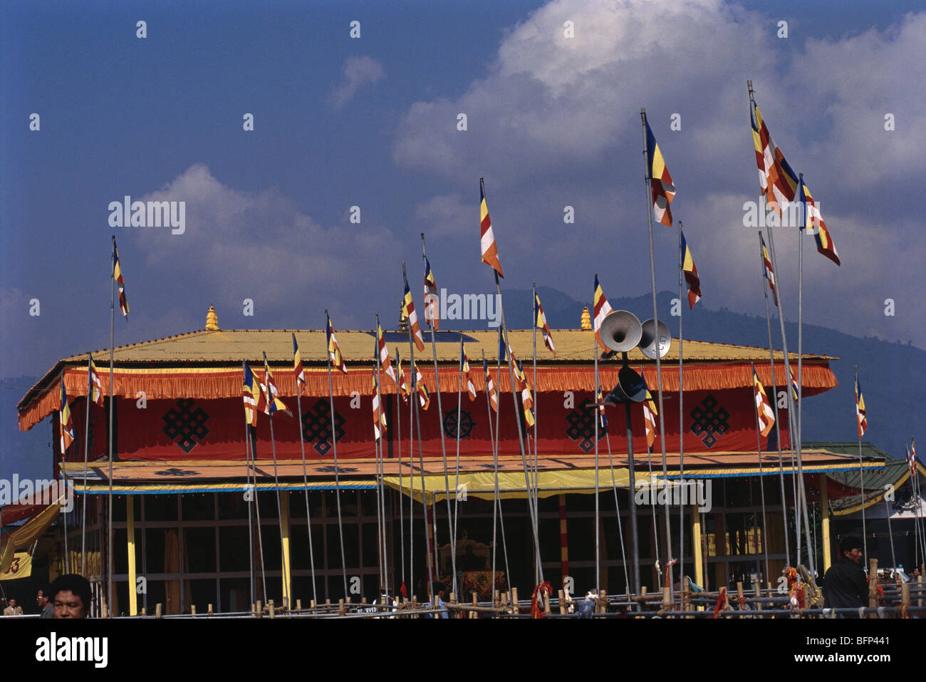 Kalachakra Empowerment tent ; Kalchakra ; Gangtok ; Sikkim ; India ...