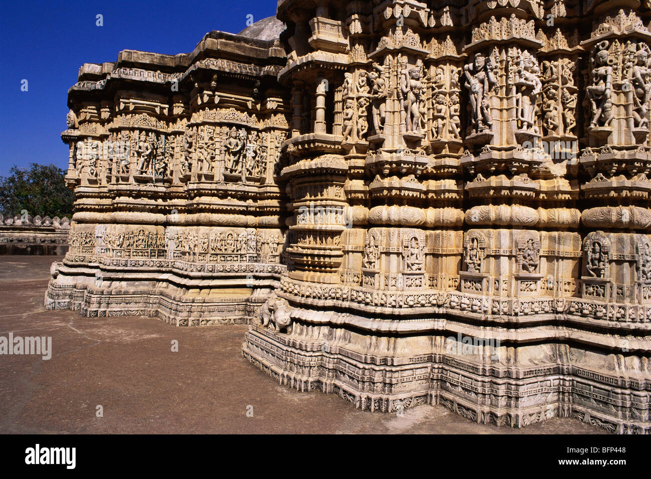 Delicately carved Solar Deities ; Surya Sun temple ; Ranakpur ; Sadri ...