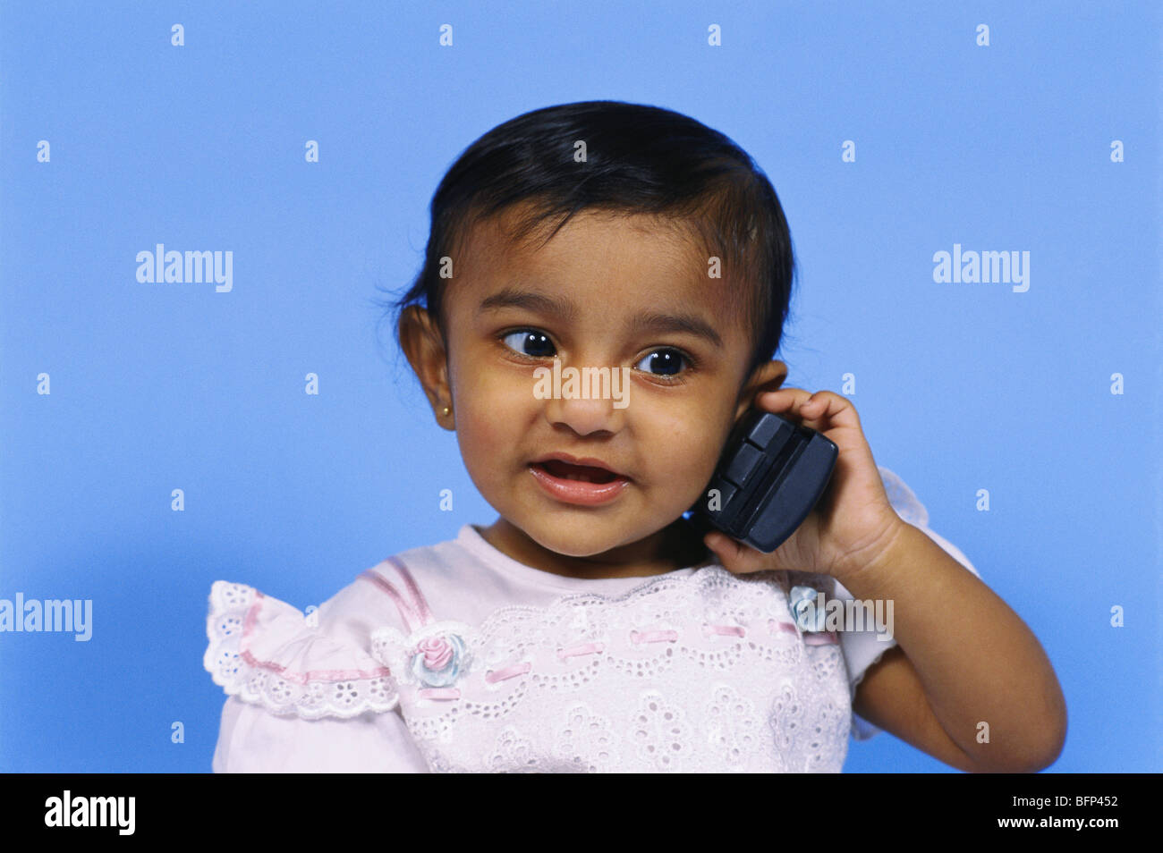 Baby Talking On Cell Phone