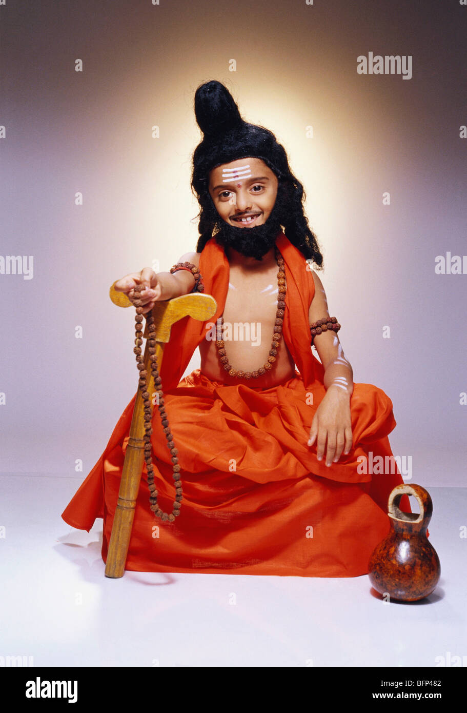 Sadhu boy hi-res stock photography and images - Alamy