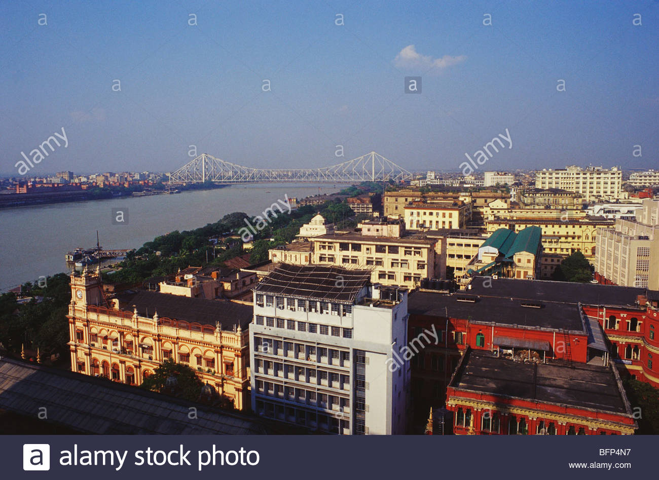 Calcutta India Aerial Stock Photos & Calcutta India Aerial Stock Images ...
