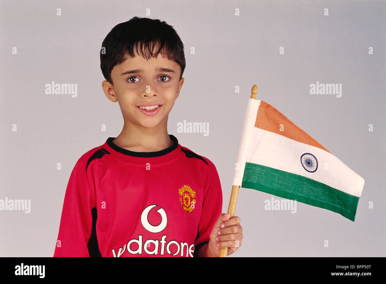 Boy flag of india hi-res stock photography and images - Alamy