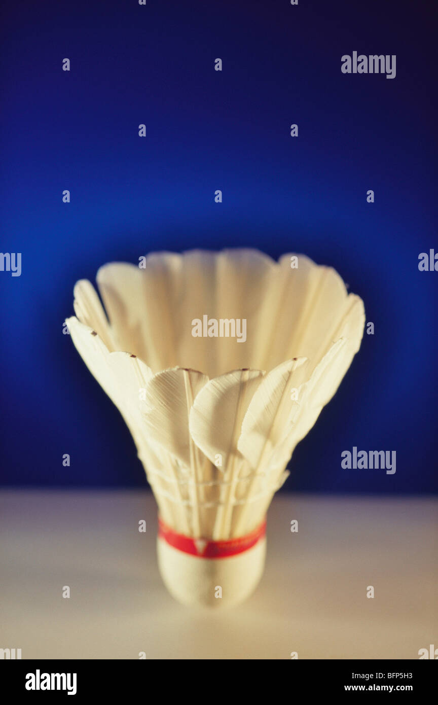 Shuttlecock with feathers hi-res stock photography and images - Alamy