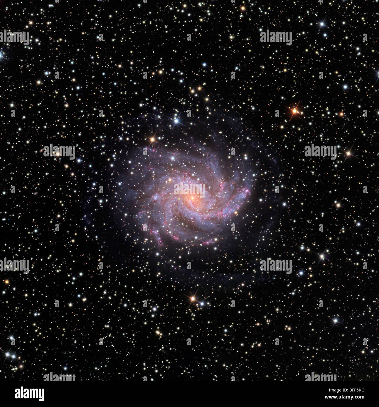 The Fireworks Galaxy Stock Photo - Alamy