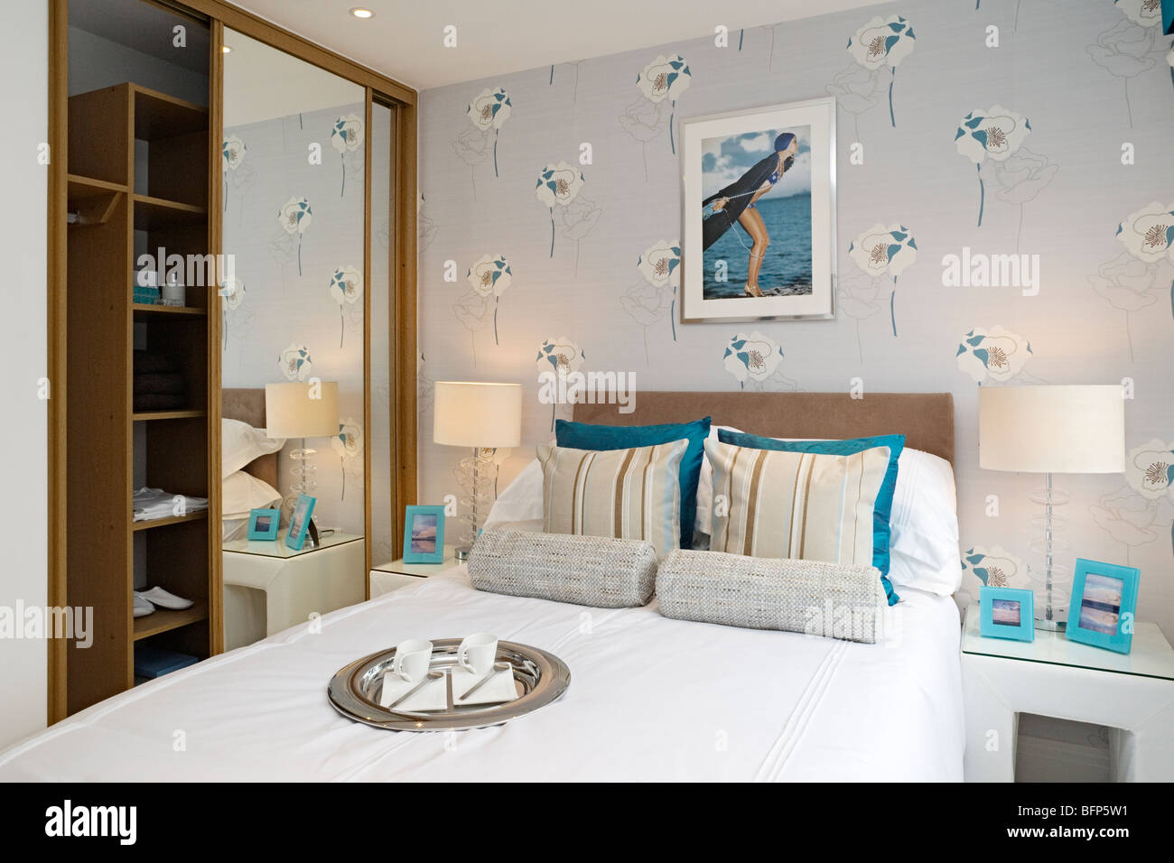 Bedroom. 2006 interior design Stock Photo - Alamy