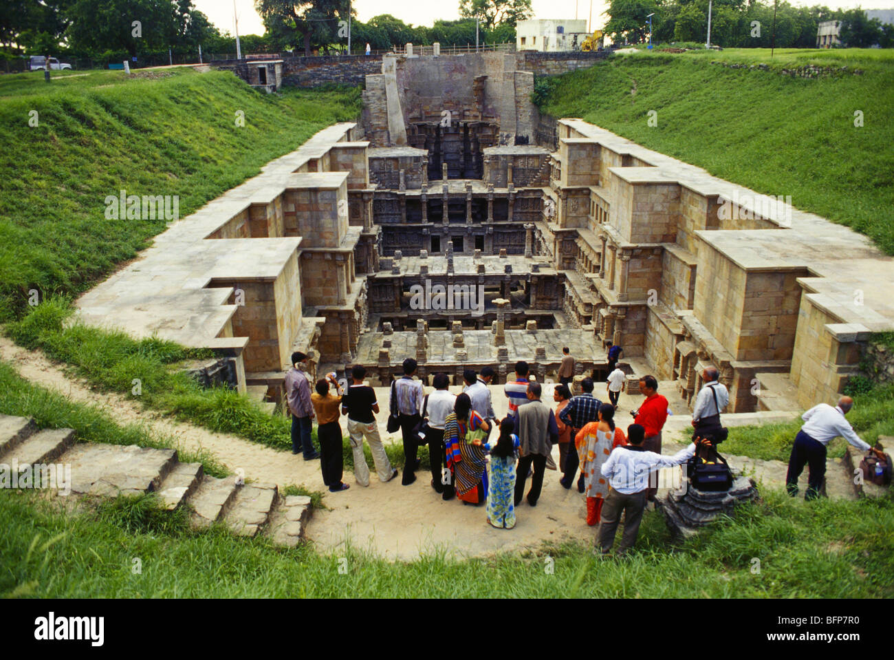 Biggest step well Rani Vaav ; Patan ; Gujarat ; India Stock Photo - Alamy