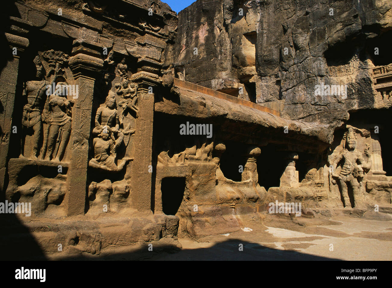 NMK 65275 : Hindu Cave No16 ; richly carved ; deities & caves ; Kailash ...