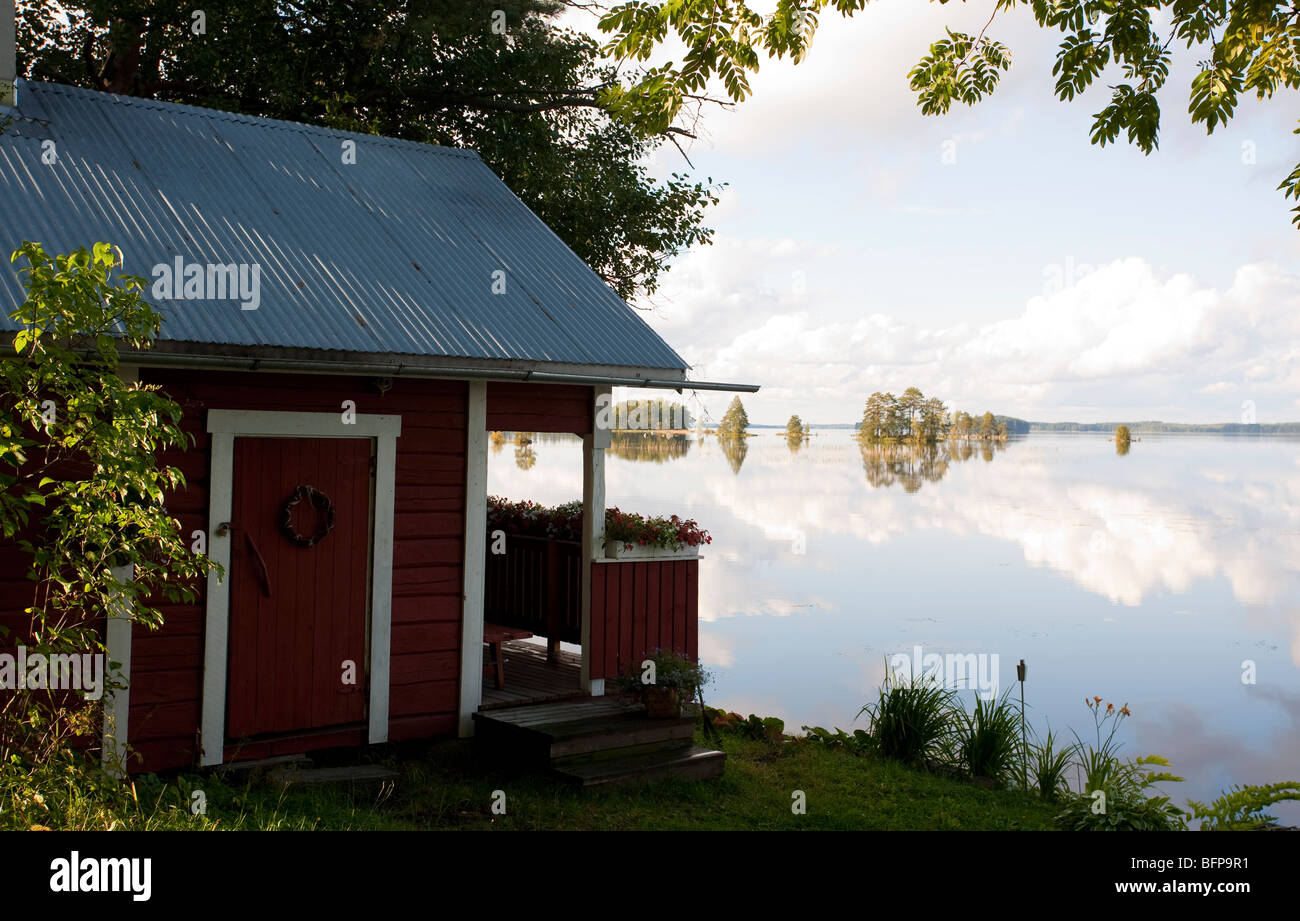 Finland sauna lake hi-res stock photography and images - Alamy