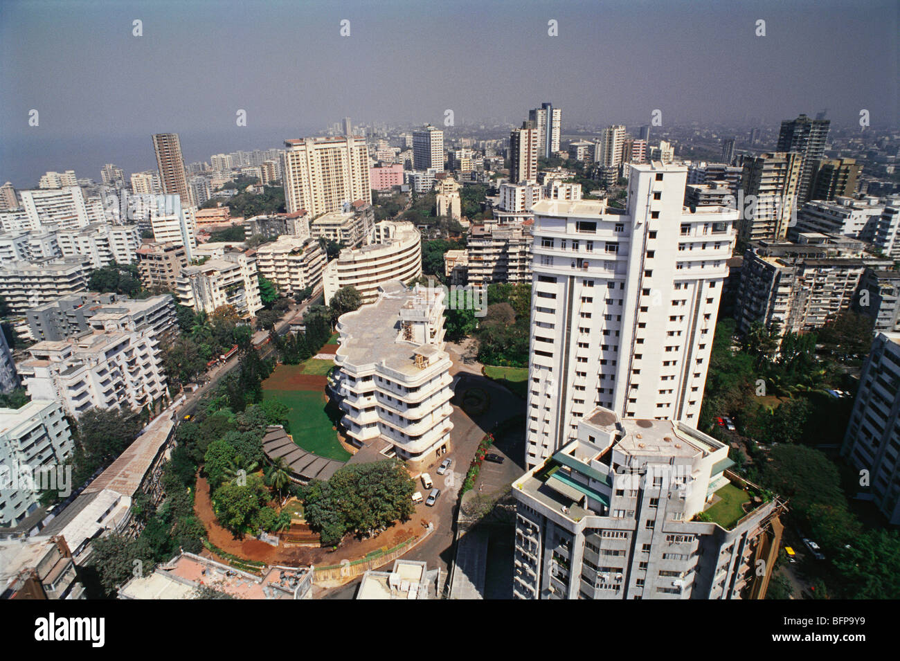 Aerial View bombay mumbai Maharashtra India Stock Photo - Alamy