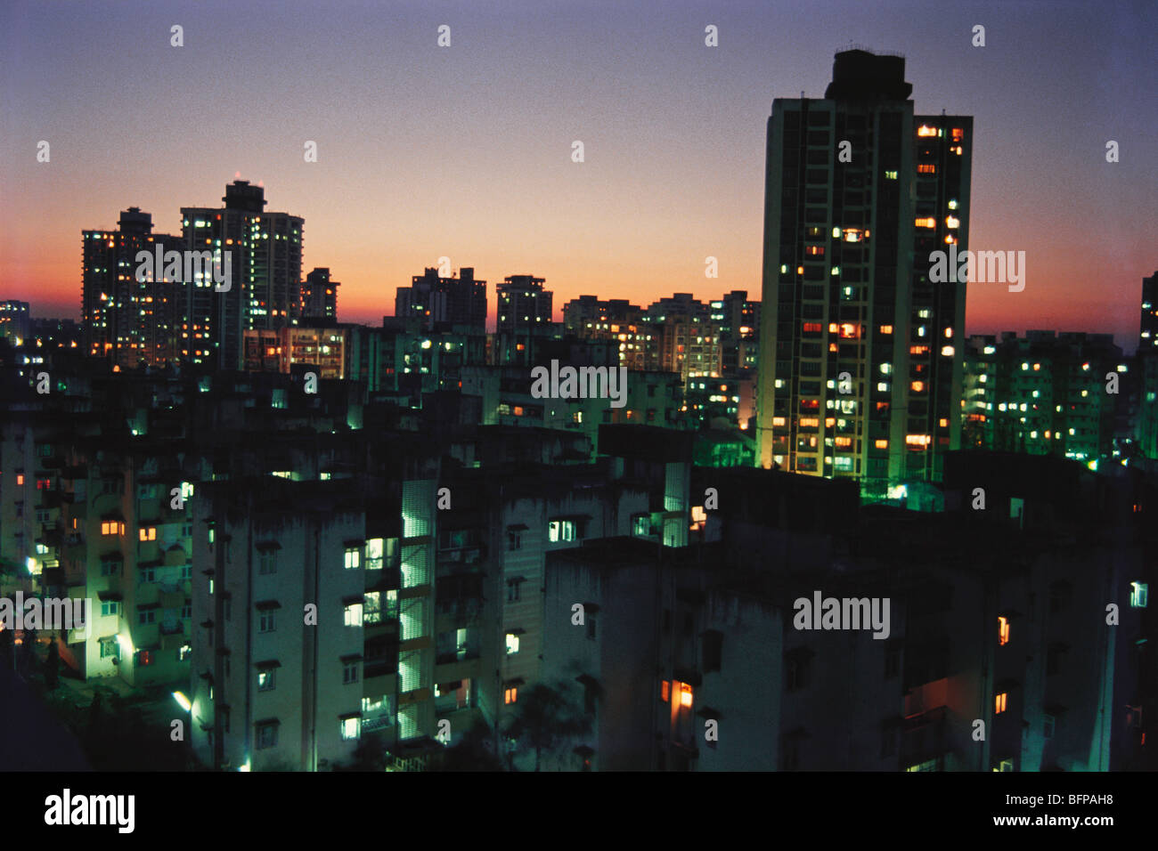 Bombay skyline by night Mumbai Maharashtra India Stock Photo - Alamy