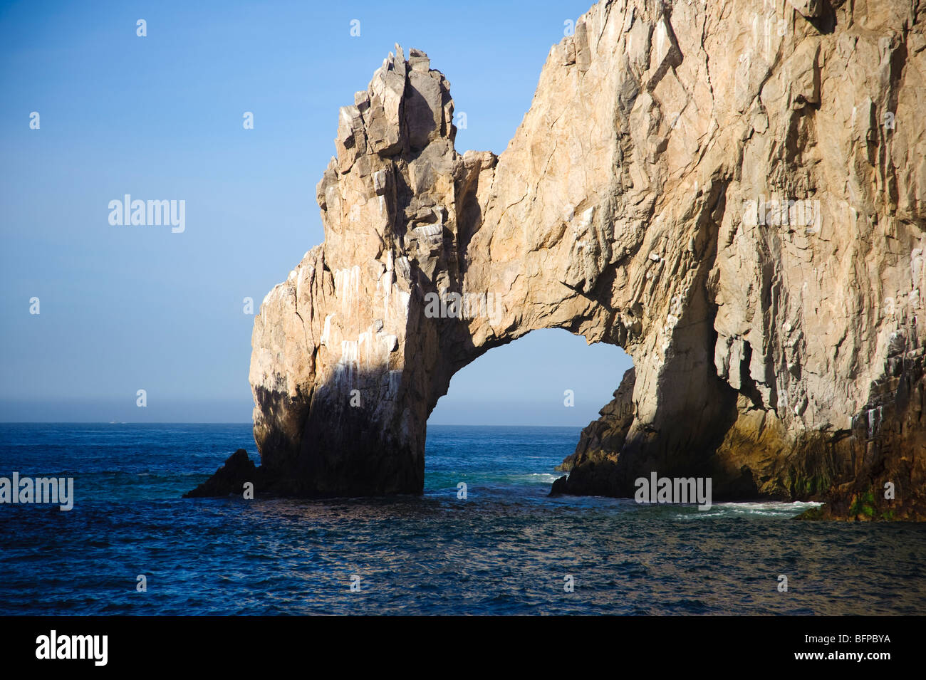 Los Arco is the symbol of Cabo San Lucas, Mexico. The rock formation ...