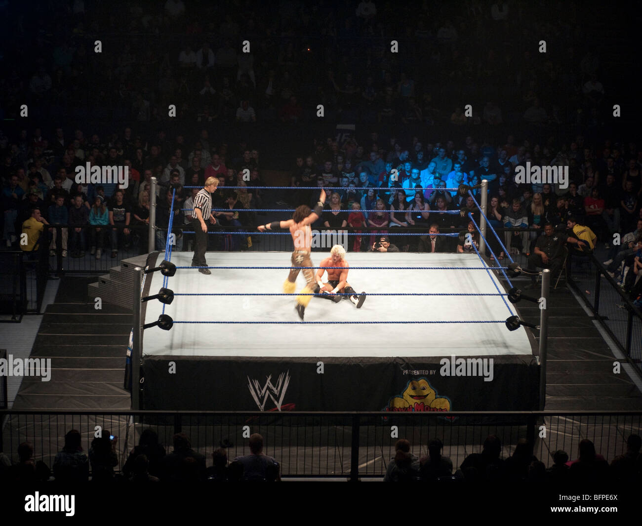 John Morrison vs Dolph Ziggler in Nottingham England 08/11/2009 Stock ...