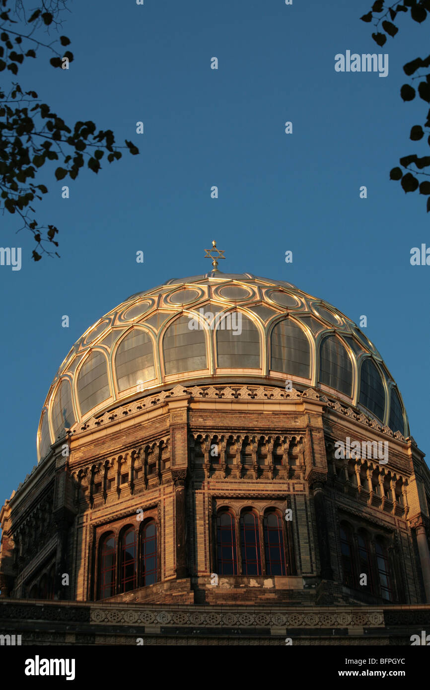 The Dome of The New Synagogue Neue Synagogue Oranienburger Strasse ...