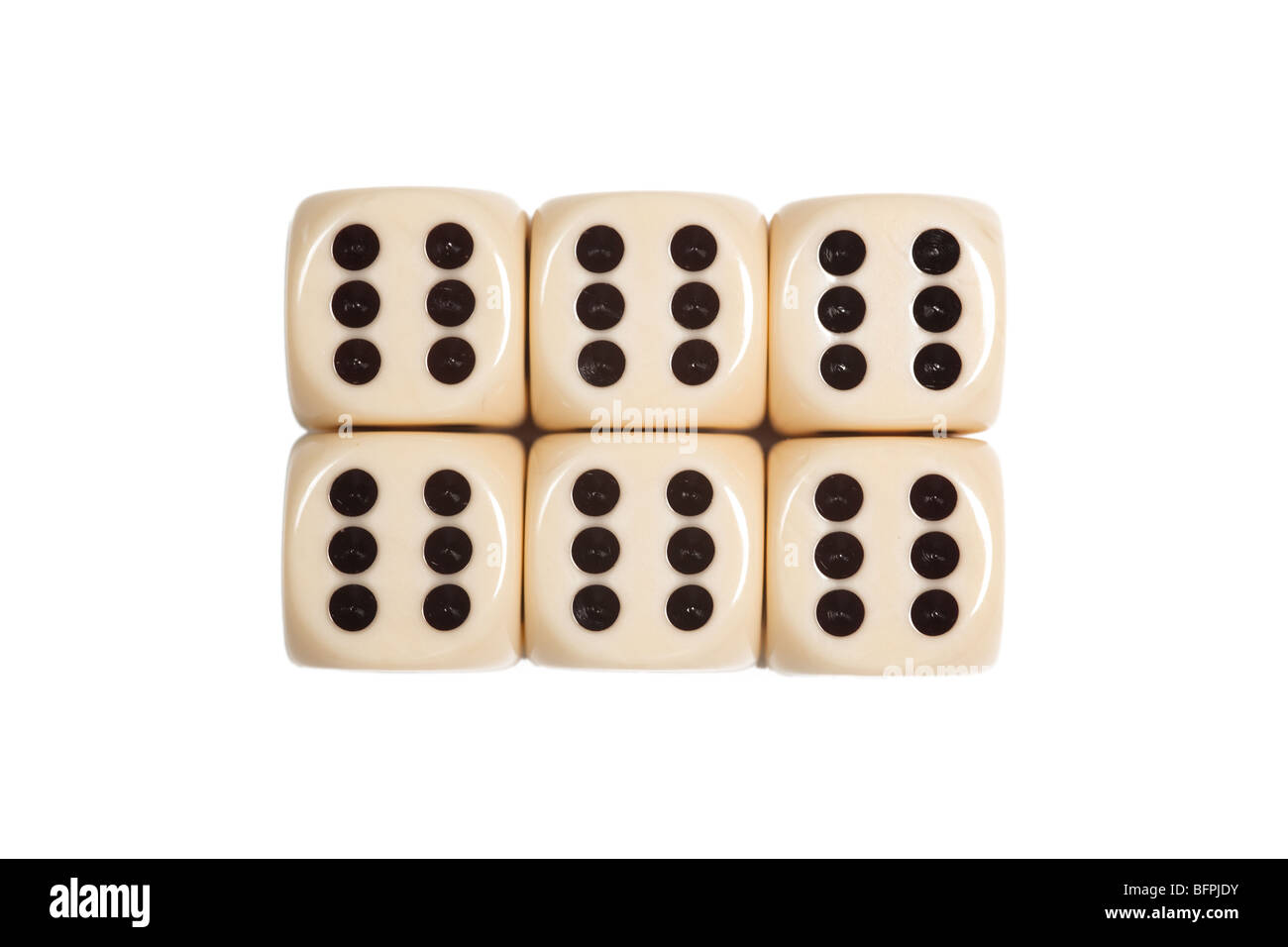 the dice isolated on white background Stock Photo - Alamy