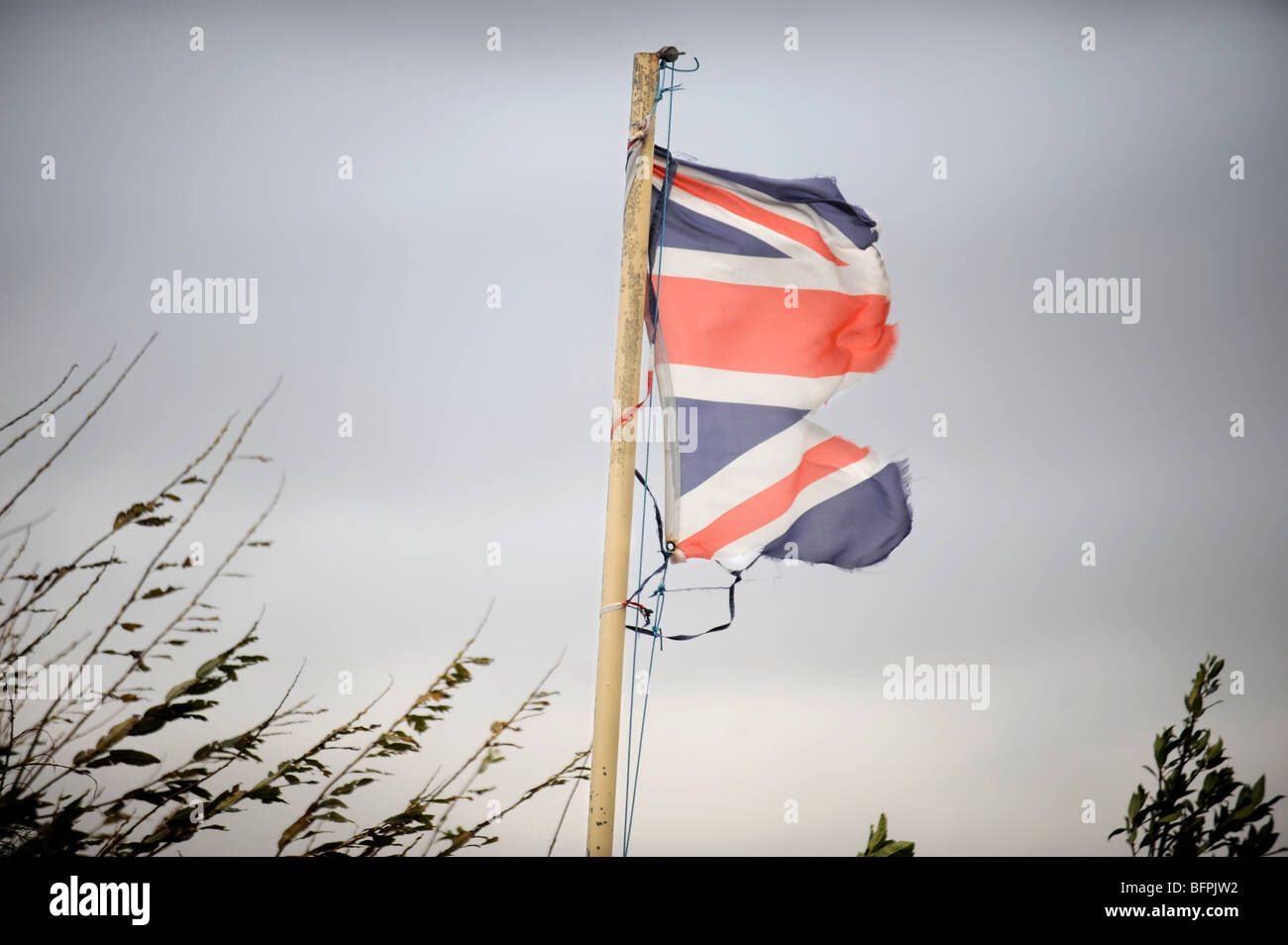 Torn union jack flag hi-res stock photography and images - Alamy