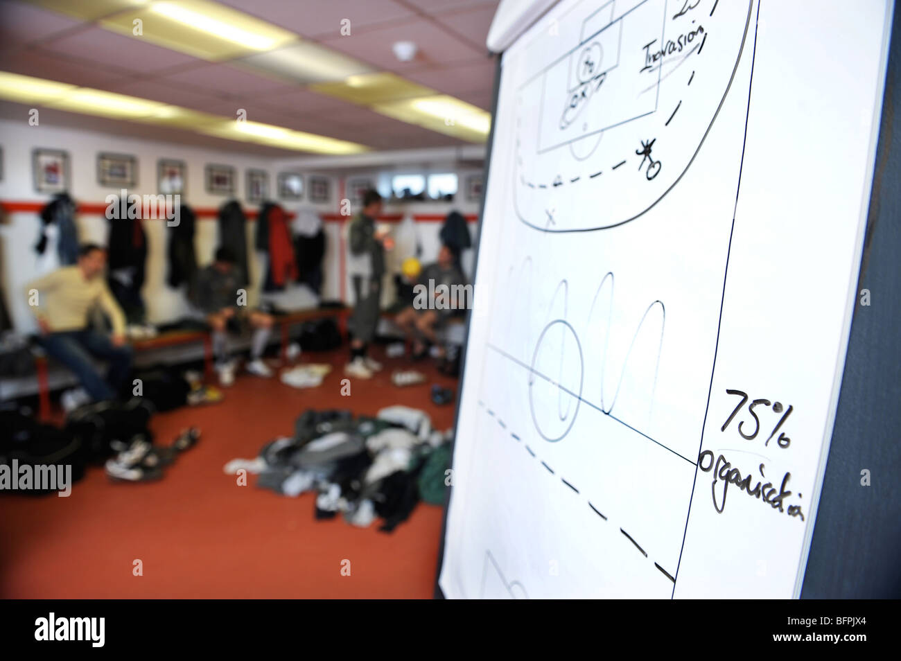 Football tactics dressing room High Resolution Stock Photography and ...