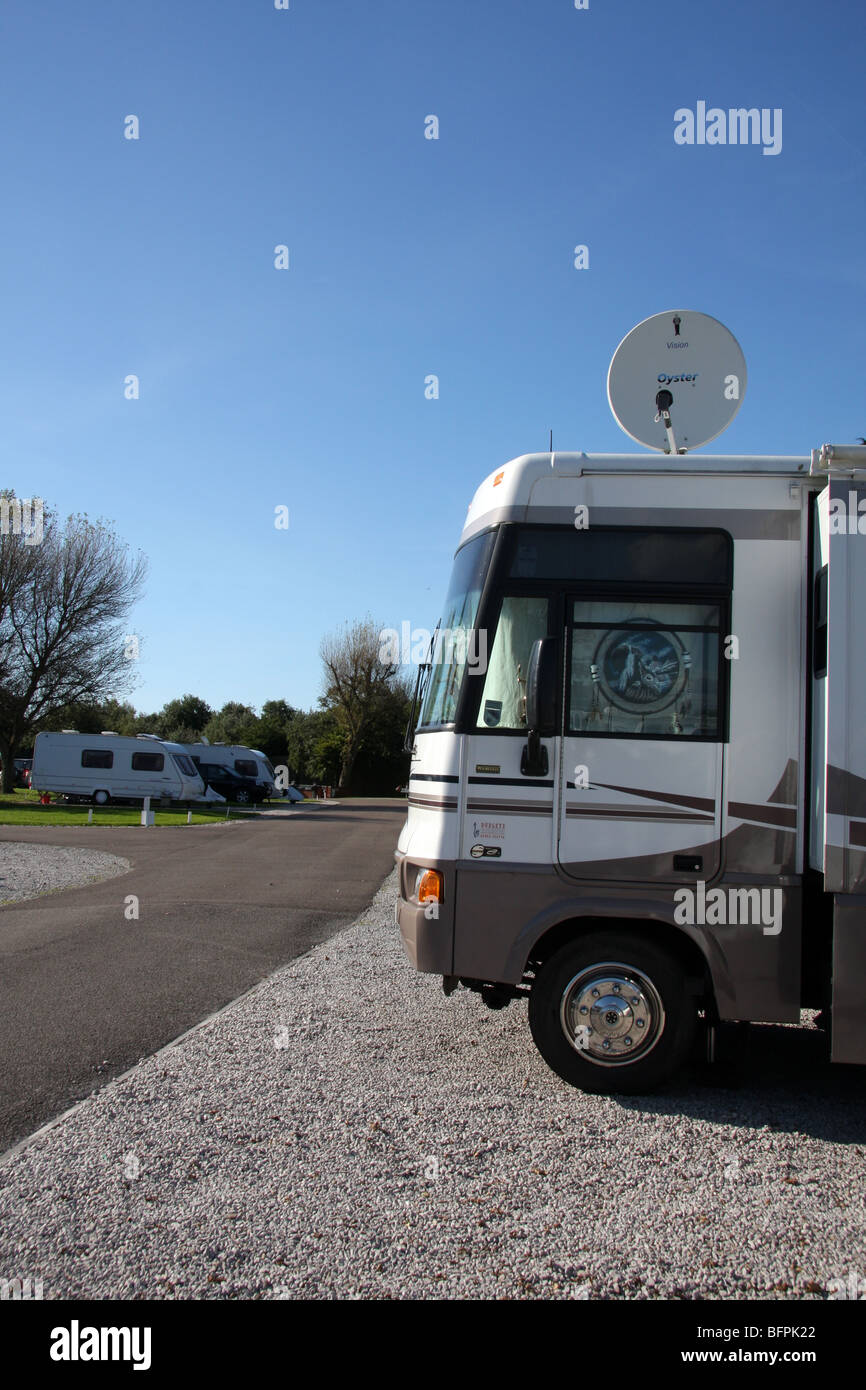 Camping uk caravan campervan hi-res stock photography and images - Alamy