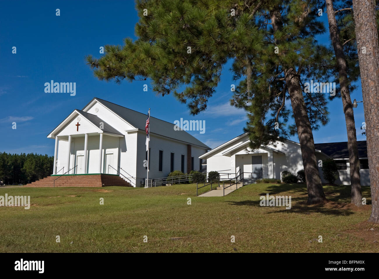 Country church in the Thomas County, Georgia, USA Stock Photo - Alamy