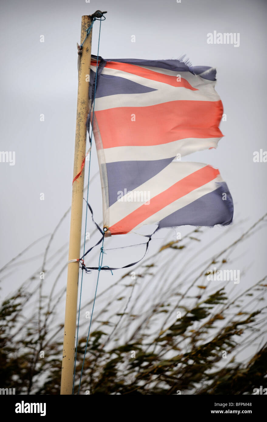 Torn union jack flag hi-res stock photography and images - Alamy