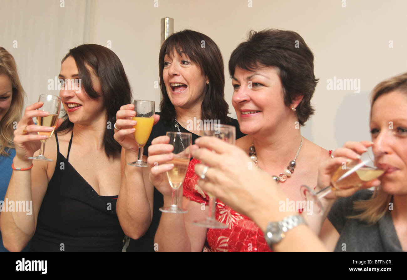 Friends out drinking in the evening Stock Photo - Alamy