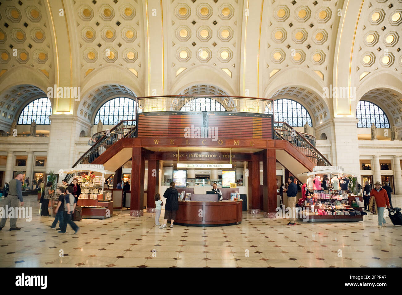 Main Hall, Union Station, Washington DC, USA Stock Photo - Alamy