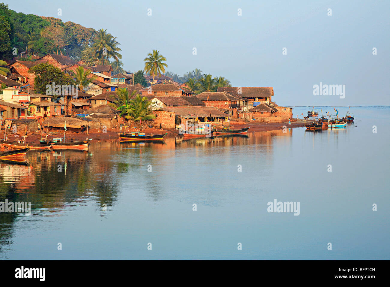 Beautiful view of village Warawade, Konkan, Maharashtra Stock Photo - Alamy