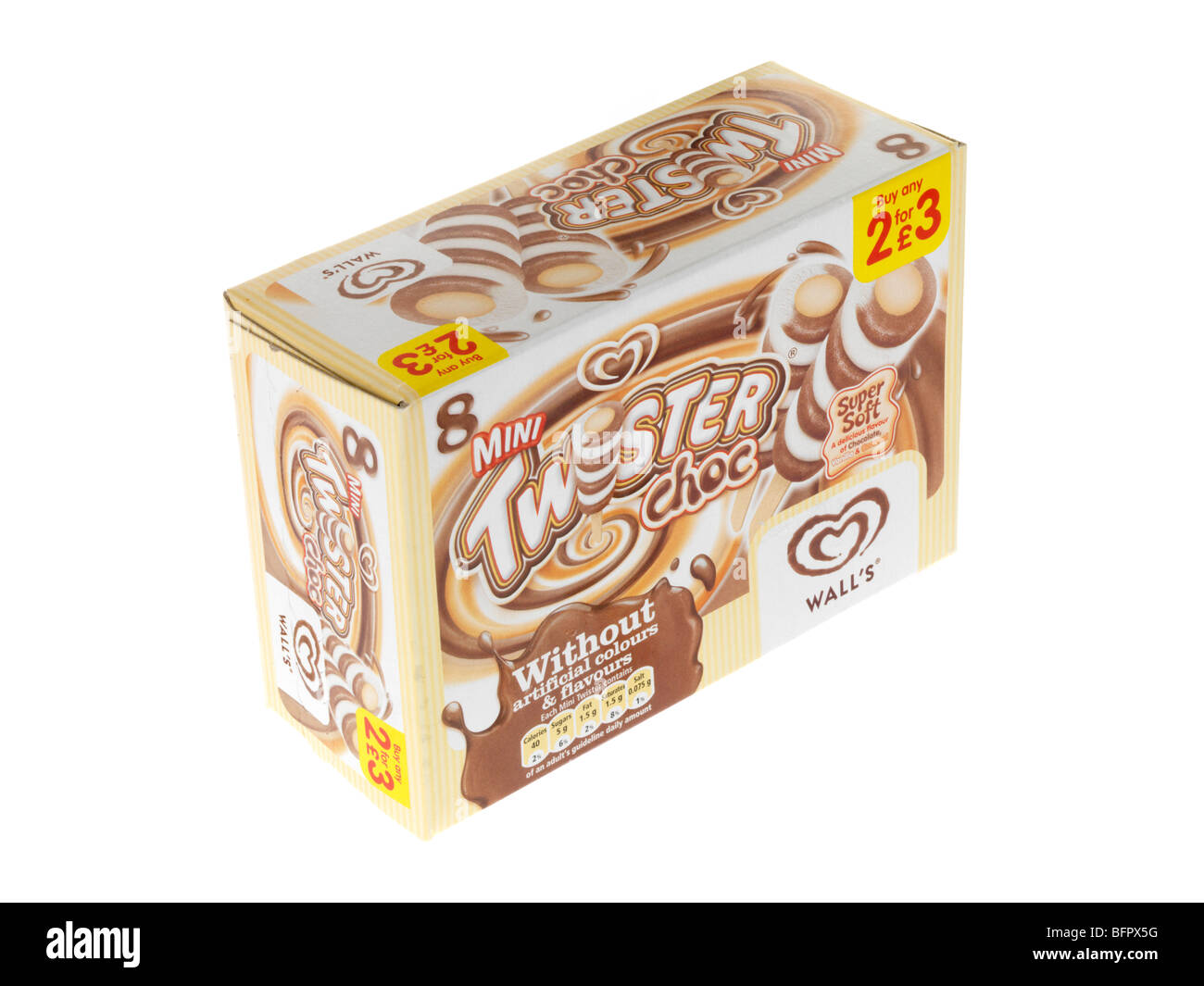 Twister ice lolly Cut Out Stock Images & Pictures - Alamy