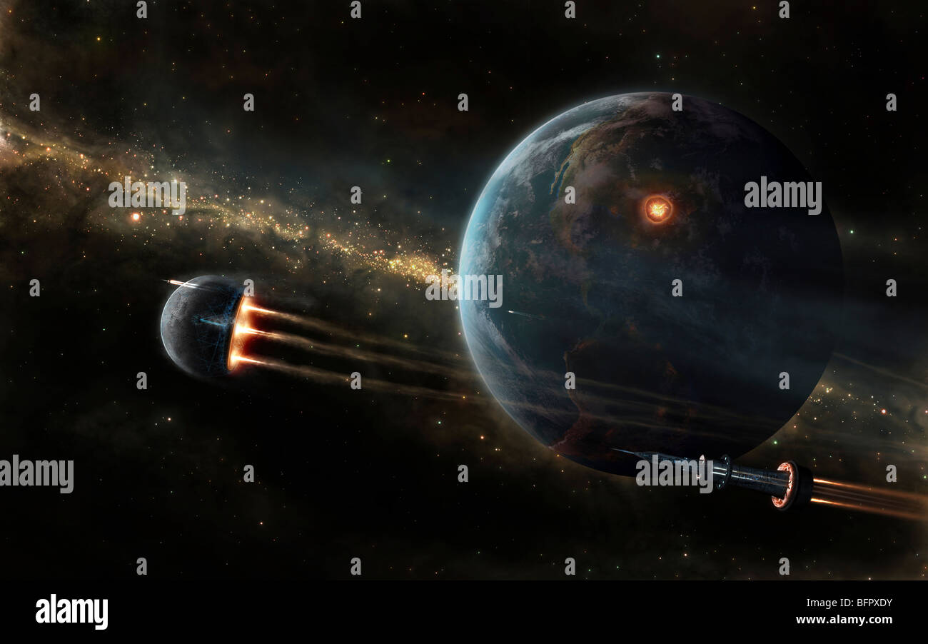 The colonized moon is escaping, the zenith in the war between United ...