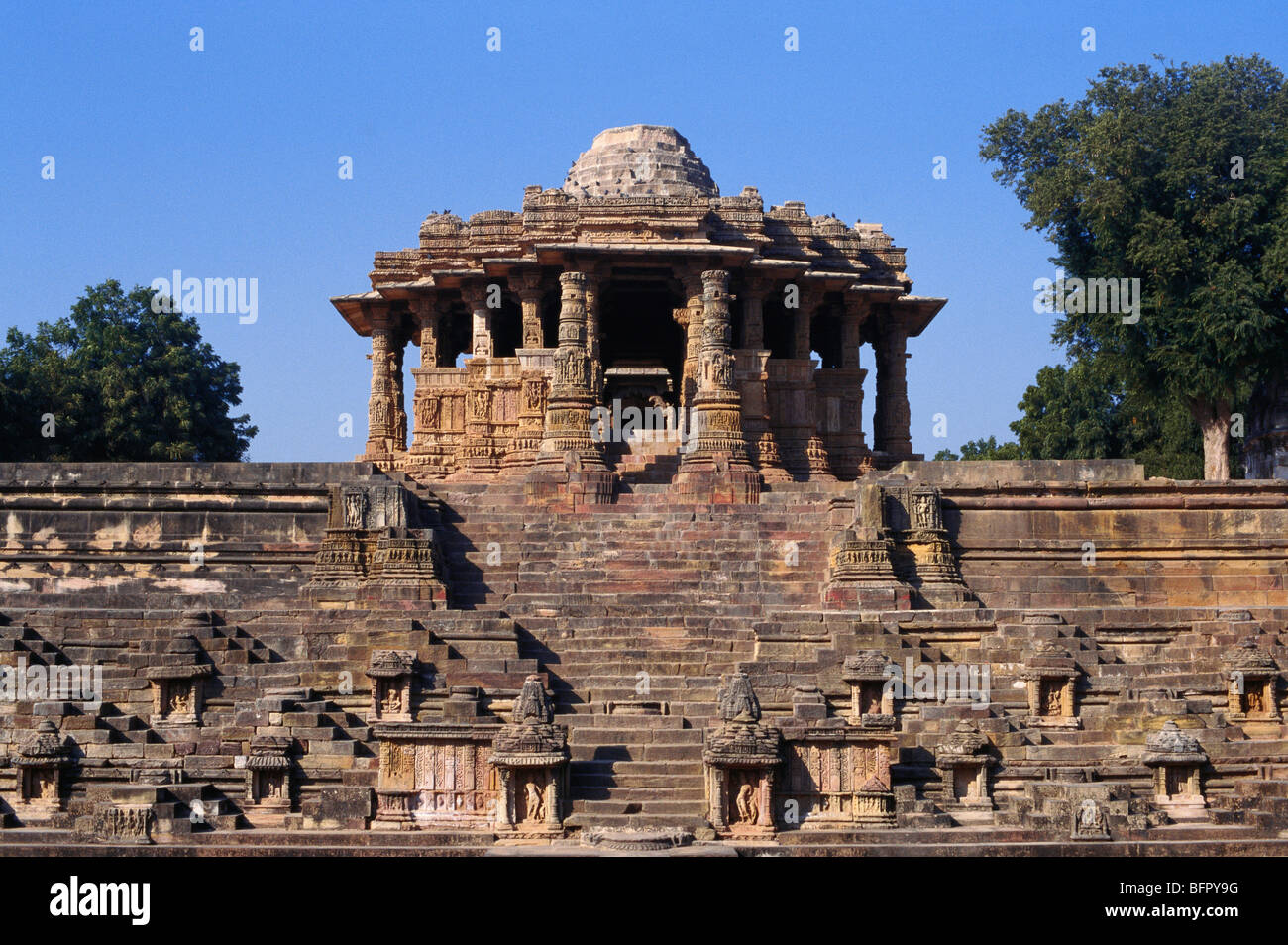 Modhera Sun temple Solanki period in 1026 AD ; Gujarat ; India Stock ...