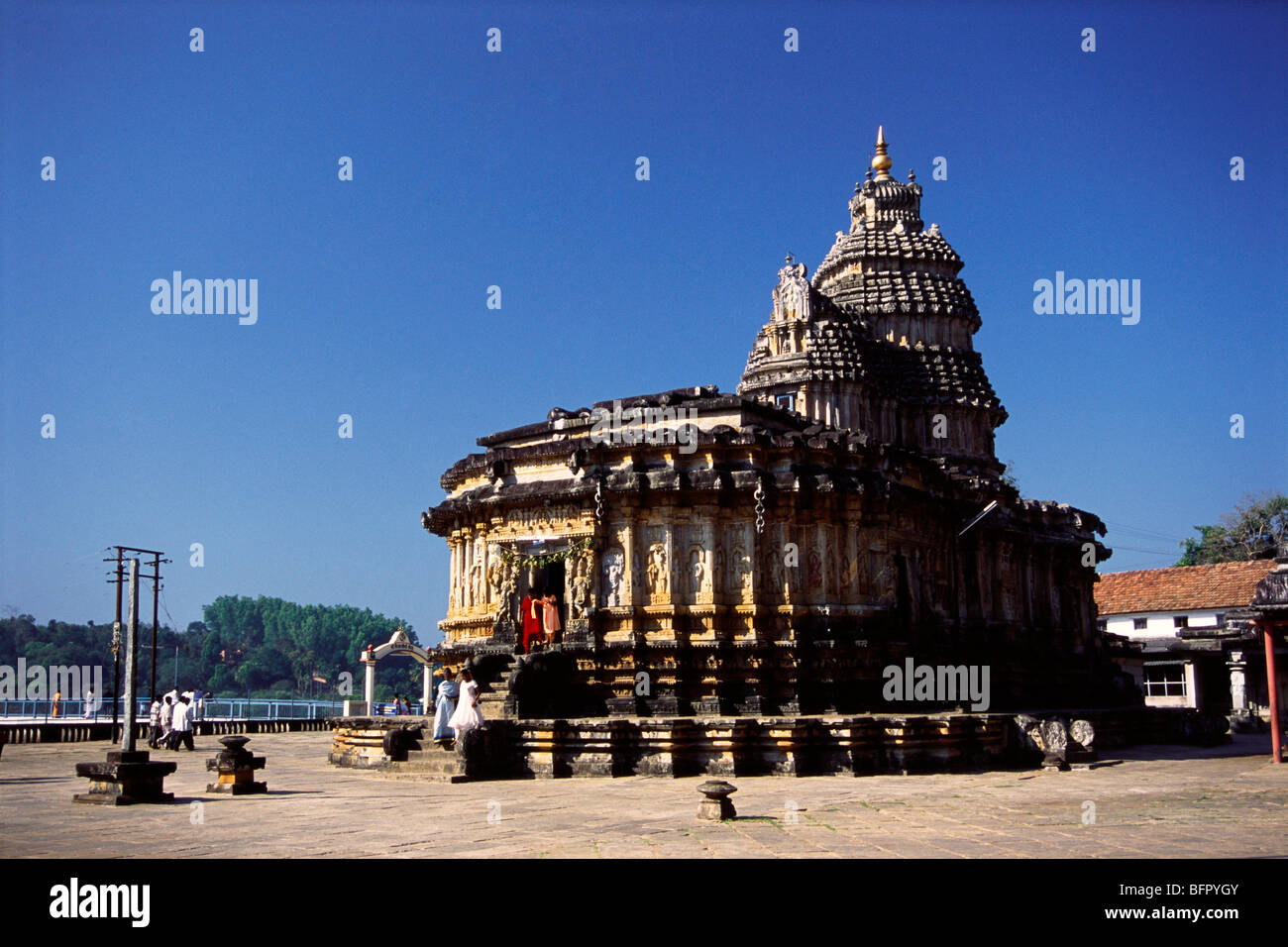 MAA 66821 : Vidya Shankara temple in Sringeri ; Karnataka ; India Stock ...