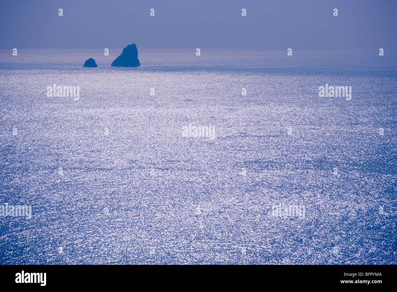 Bawden Rocks, Man and his Man, from Cligga Head, Cornwall, England ...