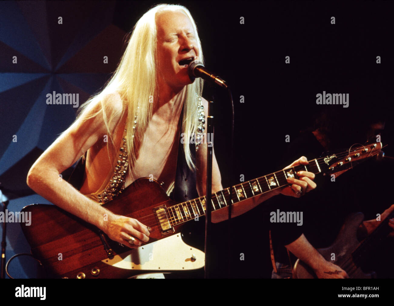 JOHNNY WINTER - US rock musician in June 1973 Stock Photo - Alamy
