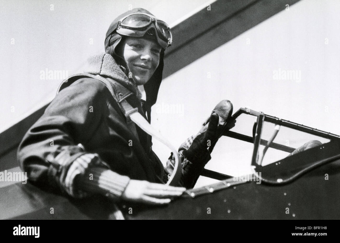 AMELIA MARY EARHART - American pioneer woman aviator (1897-1937 Stock ...