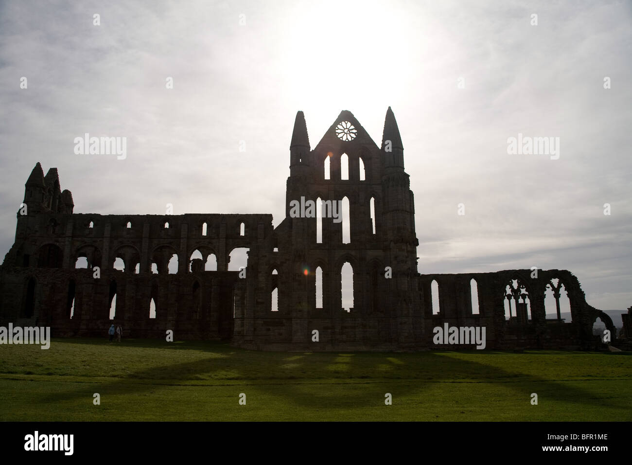 Whitby Abbey is a ruined Benedictine abbey north Yorkshire Stock Photo ...