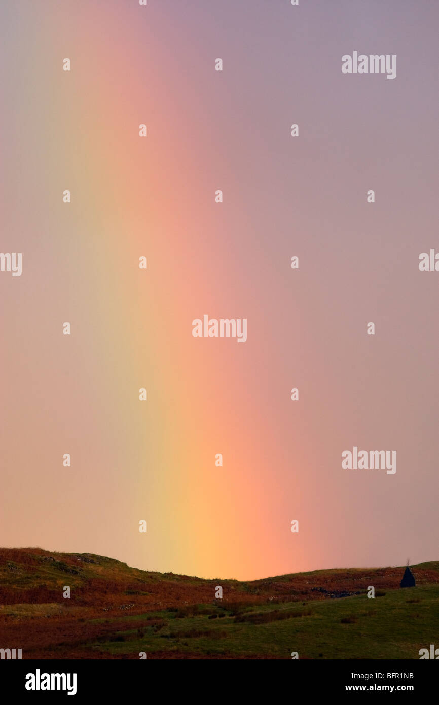 Rainbow colour in sky Stock Photo - Alamy