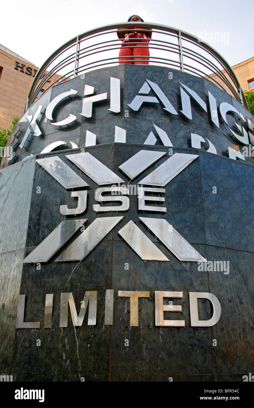 Johannesburg Stock exchange sign Stock Photo - Alamy