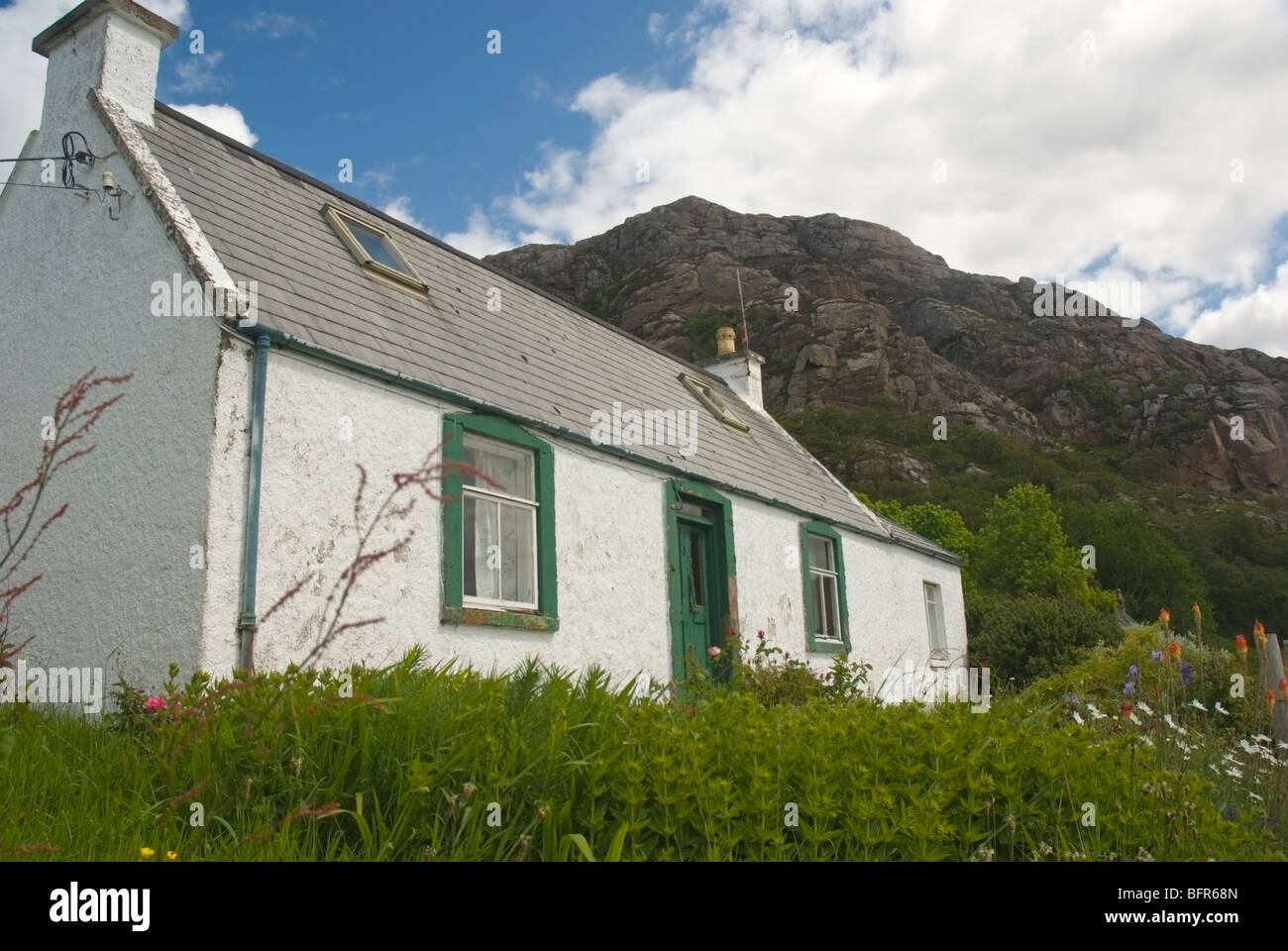 Highland croft at Lower Diabaig, Ross-shire, Scotland Stock Photo - Alamy