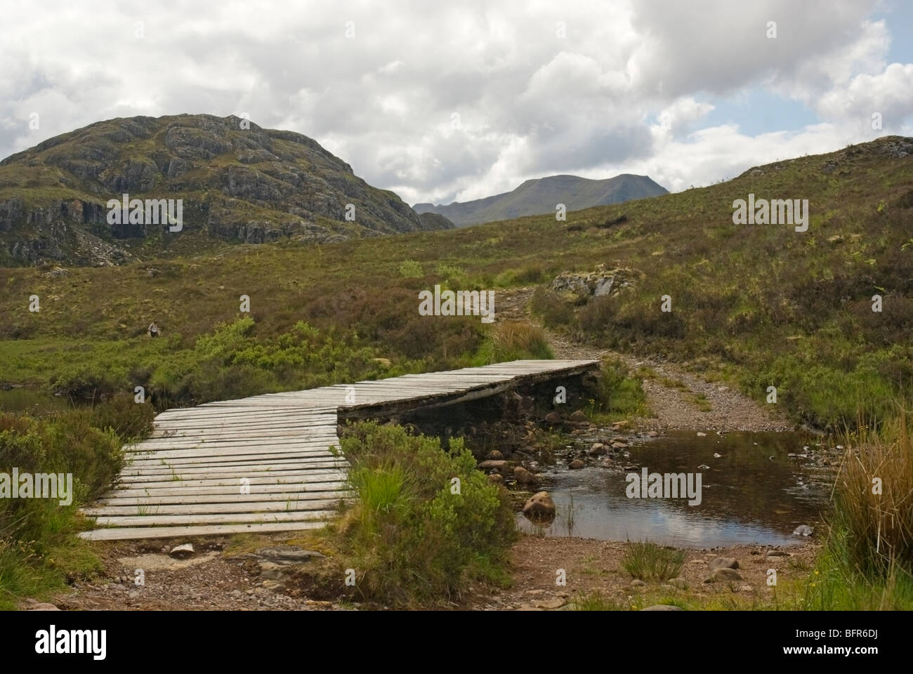 Looking into the Beinn Eighe nature reserve Stock Photo - Alamy