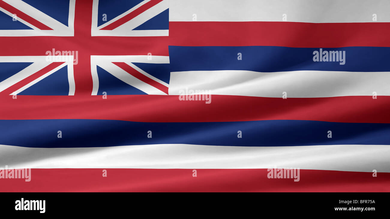 Hawaii flag hi-res stock photography and images - Alamy
