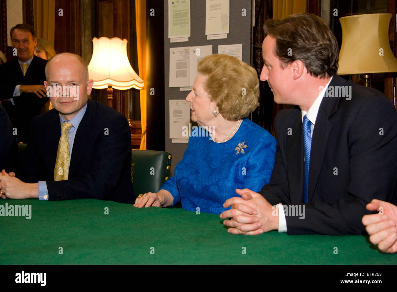 Lady Thatcher visiting Parliament in October 2007 Stock Photo - Alamy