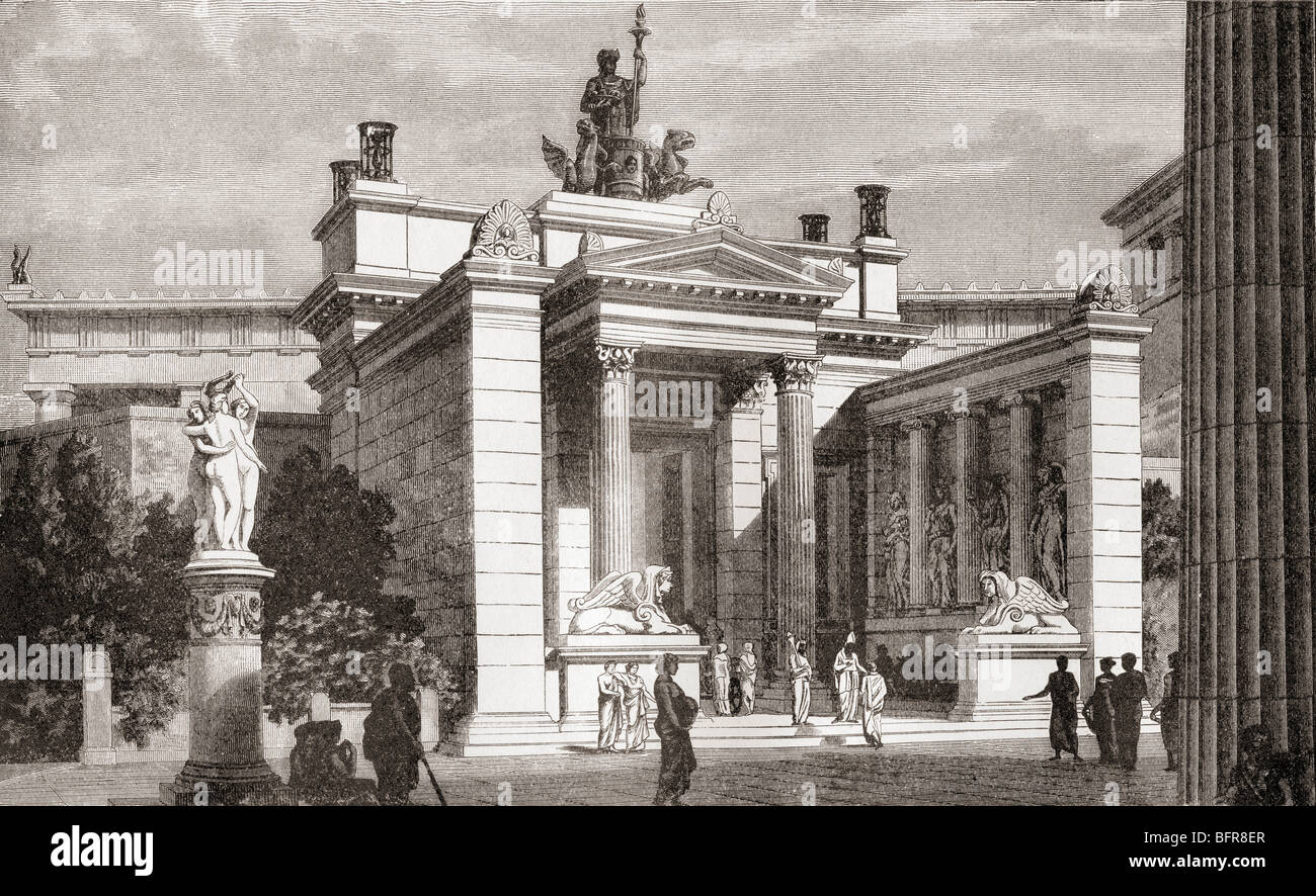 Temple of Demeter, Naxos, Greece. Famous sanctuary of the sacred ...