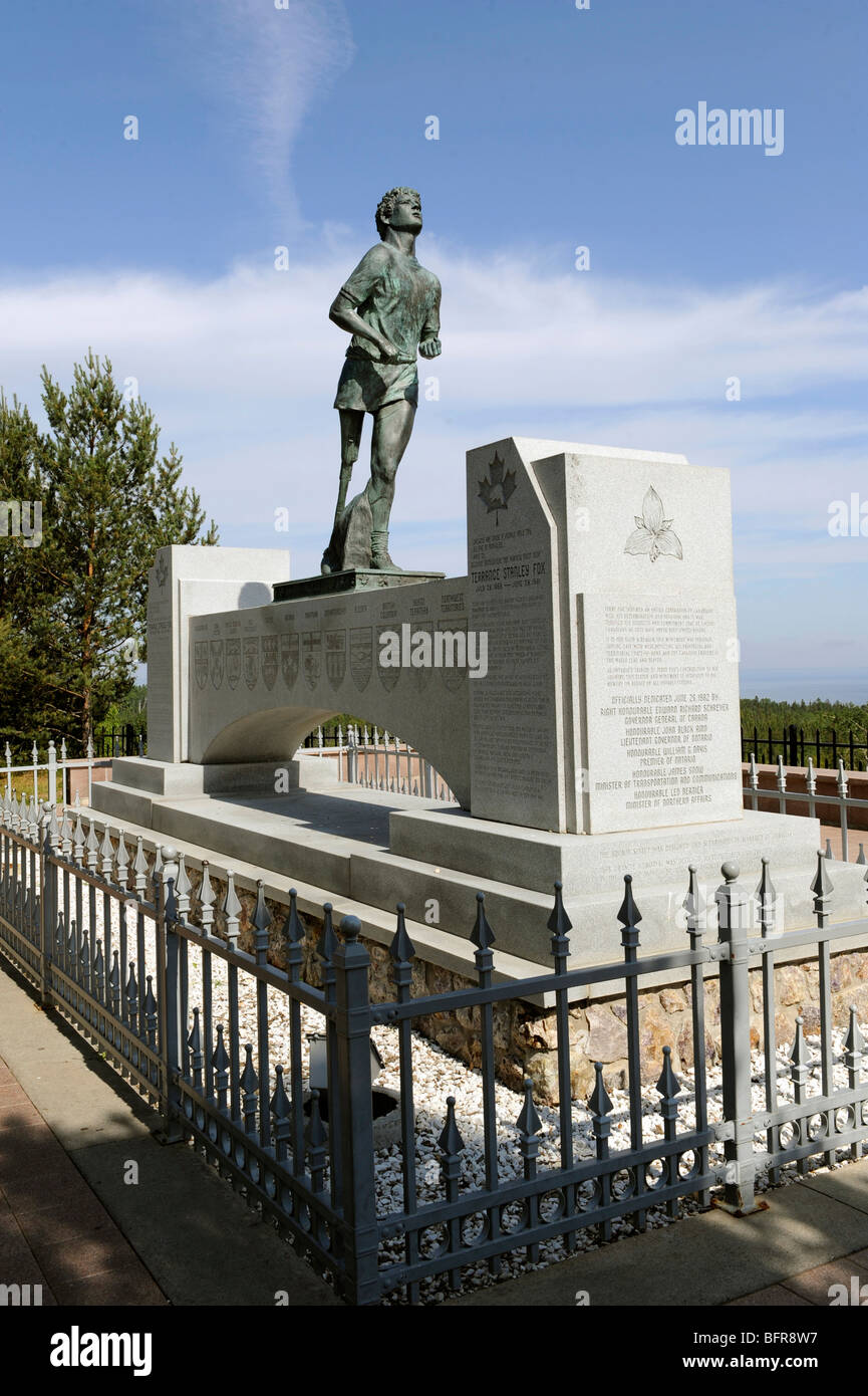 Terry Fox Monument at Thunder Bay Ontario Canada Stock Photo - Alamy