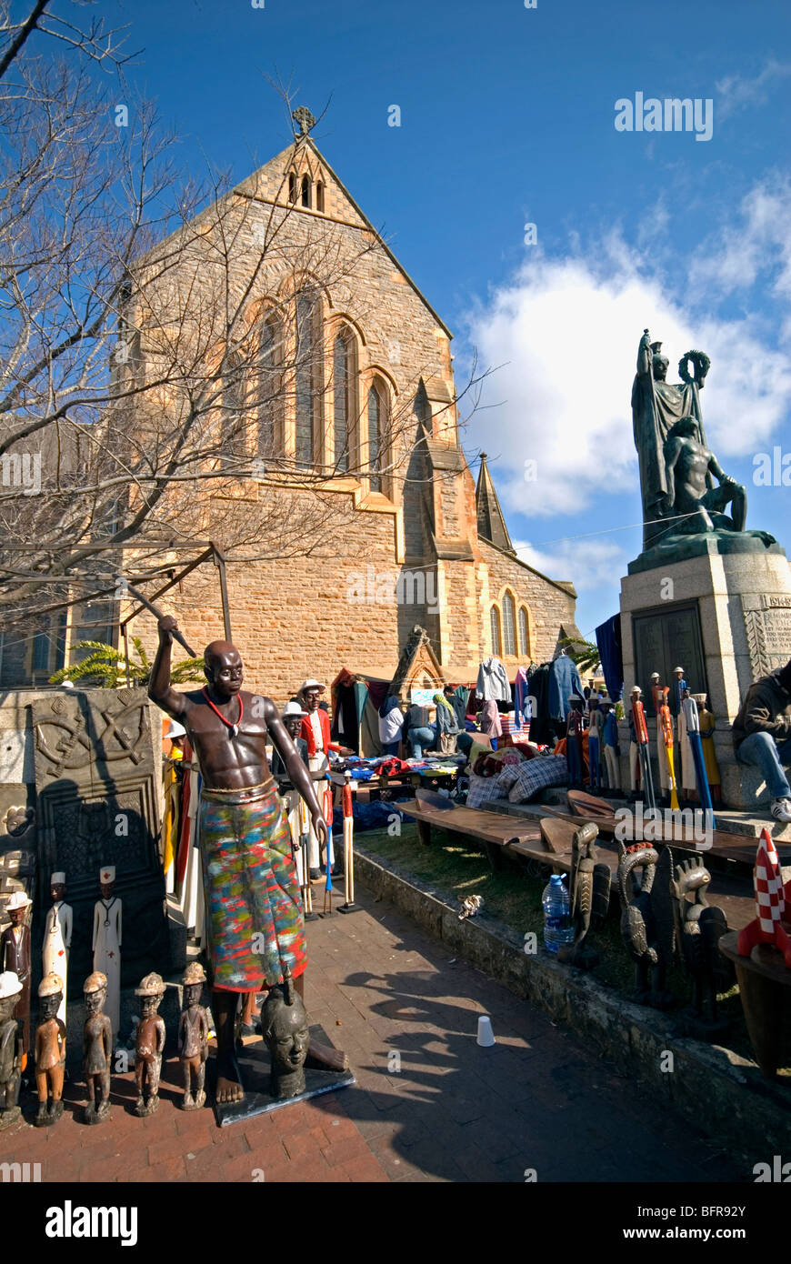 Stalls in Church Square National Arts Festival Stock Photo - Alamy