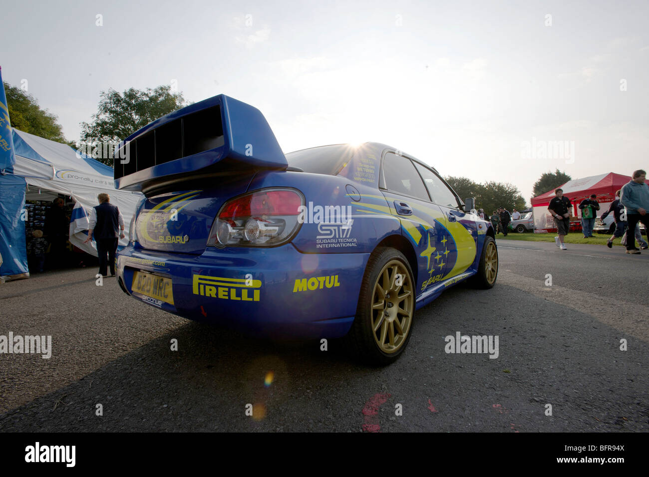 Subaru Rally Car Stock Photo - Alamy